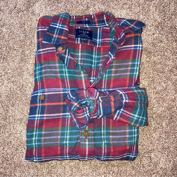 J. Crew Factory | Shirts | Jcrew Mens Flannel Shirt | Poshmark